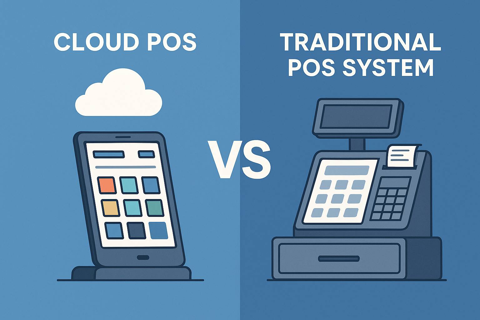 Cloud POS vs traditional POS system - stockypos.com